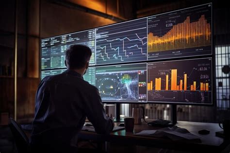 Premium Ai Image Factory Worker Monitoring Production Metrics