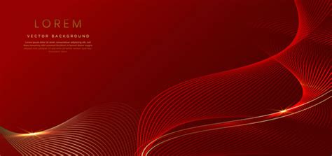 Abstract Red Gradients Color Overlapping Circles Vector Image