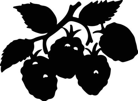 Raspberry Silhouette Vector Art Icons And Graphics For Free Download