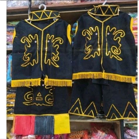 Jual U3N BAJU ADAT DAYAK SMA DEWASA BAJU DAYAK PAKAIAN ADAT