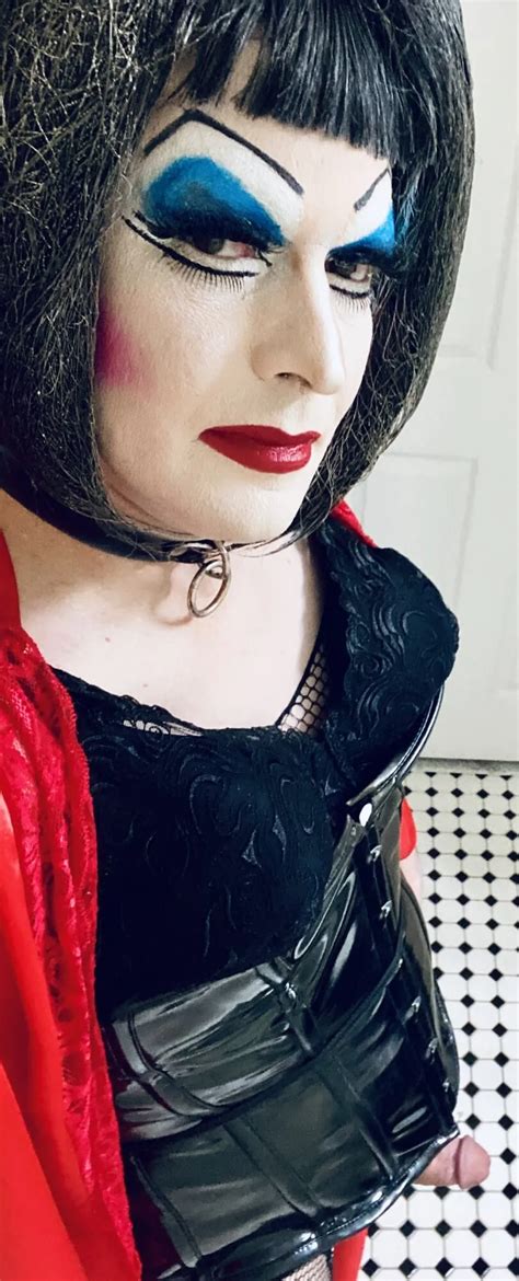 Heavy Makeup Slut Hot In Red In January 17 Nude Pics Xhamster