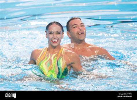 Budapest Hungary 22nd July 2017 Rene Robert Prevost And Isabelle