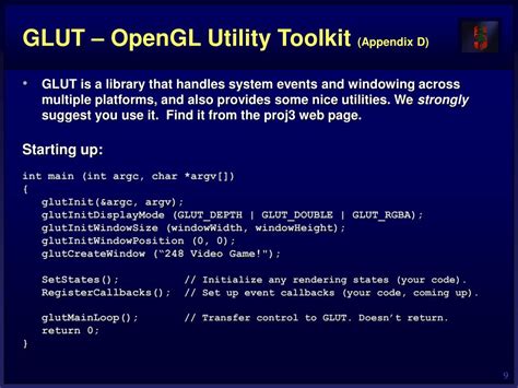 Ppt Cs 248 Opengl Help Session Powerpoint Presentation Free Download