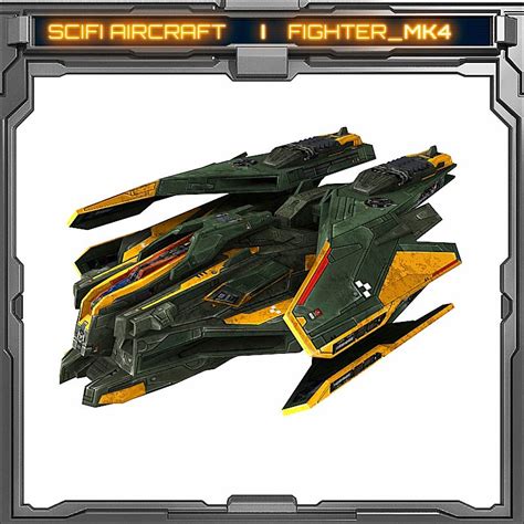 공상 과학항공기팩 01 3d 모델 58 Max Free3d