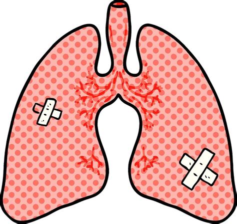 Vector Cartoon Lungs 12415130 Vector Art At Vecteezy