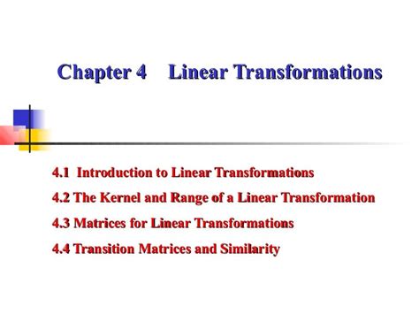 Linear Transformationppt