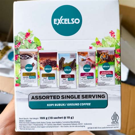 Jual Excelso Assorted Single Serving 100gr 10 Sachet Shopee Indonesia