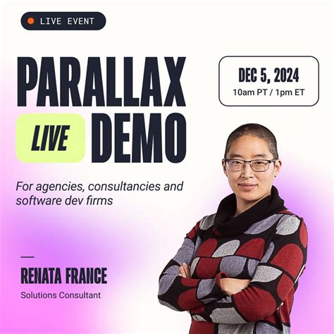 Parallax On Linkedin 🚨 Were Hosting A Group Demo Of Parallax No Mics