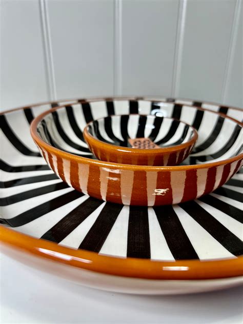 Segment Bowl Black Assorted Sizes The Beach Plum Company