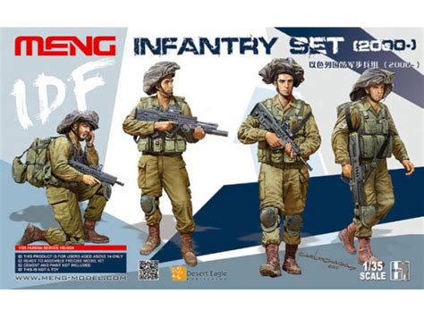 Meng Maquette Militaire Hs 004 Set Infanterie ArmÉe IsraÉlienne 2012 1