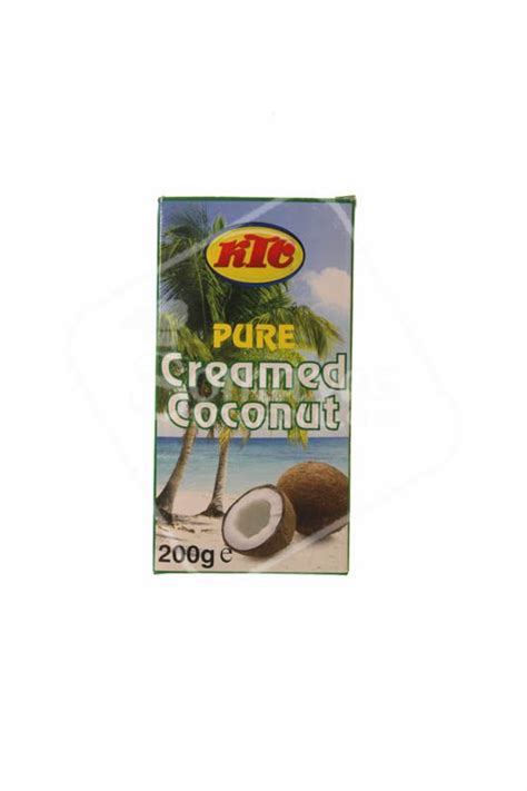 Ktc Pure Creamed Coconut 200g • Hallans