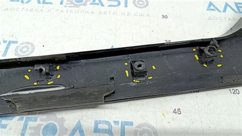 Накладка стойки лобового стекла правая Ford Explorer 16-19 черн глянец ...