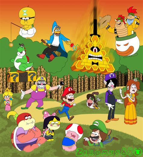 Oc Fanart Mario Falls Rgravityfalls