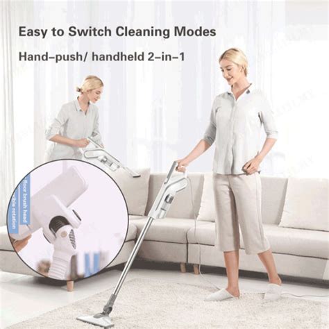 Huanlangcaiji Handheld Hand Push Vacuum Cleaner Compact Vacuum Cleaner
