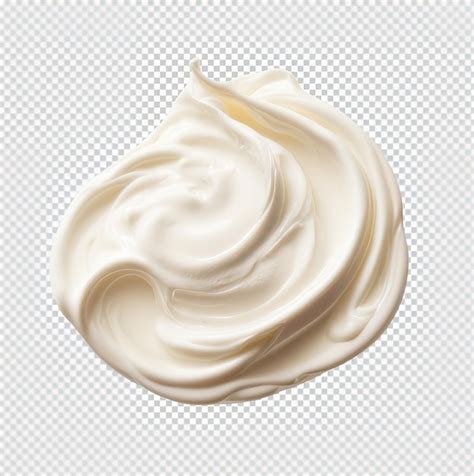 Premium PSD Cream Isolated On Transparent Background