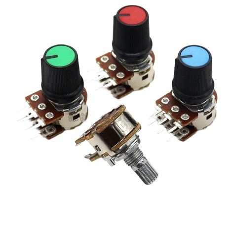 Six Legged Carbon Film Double Potentiometer B K With Knob Audio Power Amplifier Volume