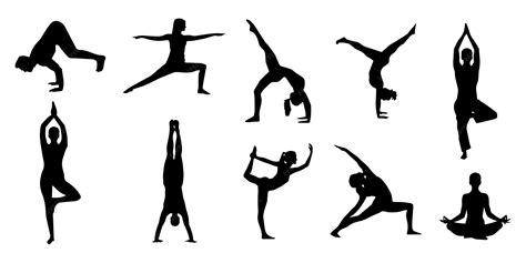 Premium Vector Yoga Poses All Different Art Design Vector File