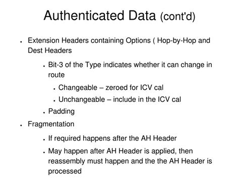 Ppt Authentication Header Powerpoint Presentation Free Download Id6819982