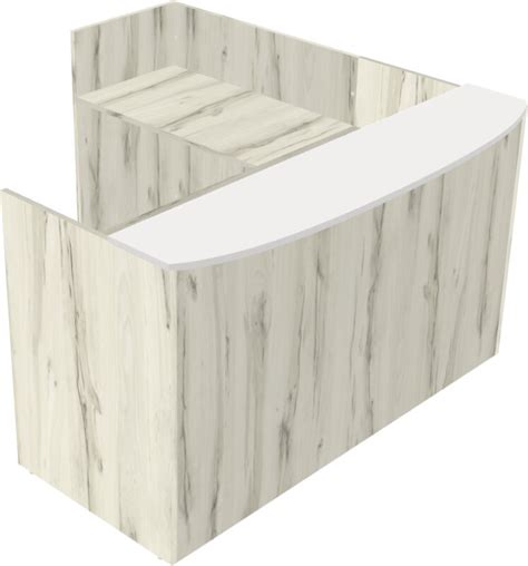2 Tao L Hugis Reception Desk Officestock