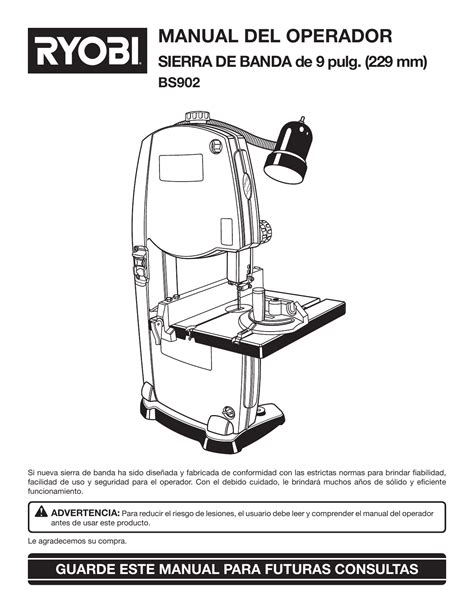 Ryobi BS Manual De Usuario Manualzz