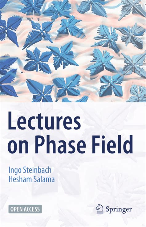 Pdf Lectures On Phase Field
