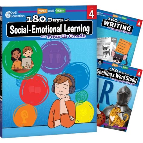 Shell Education 180 Days Social Emotional Learning Writing And Spelling