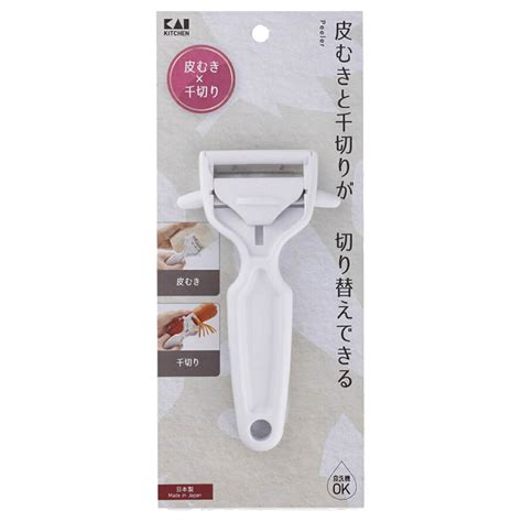 楽天市場ピーラー 皮むき 千切り 食洗機対応 日本製 貝印 皮むき器 千切り 皮むき ステンレス刃 2WAY 芽取り付き T字 Y字