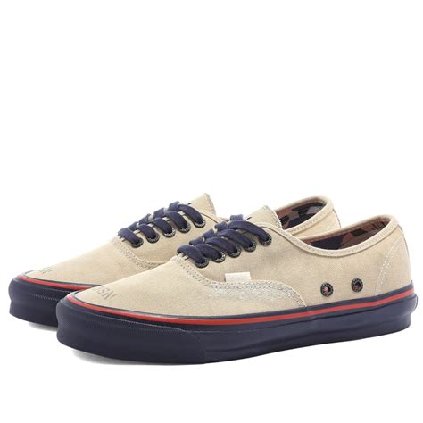 Vans Vault X Nigel Cabourn UA OG Authentic LX Worn White Navy END ES