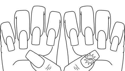 Pin By Anna Holm On Loyalty Cards Printable Nail Art Practice Sheet