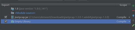 Intellij Idea 安装jnetpcap开发环境与 No Jnetpcap In Javalibrarypath 的解决方案no