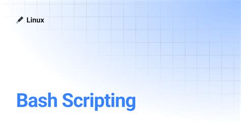 Bash Scripting Linux