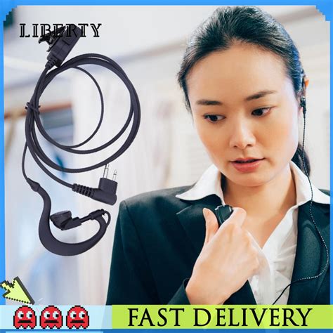 ชุดหูฟังไมโครโฟน Ptt 2 Pin 1 เมตร สําหรับวิทยุ Cb Cp88 Cp040 Cp100 Cp110 Shopee Thailand