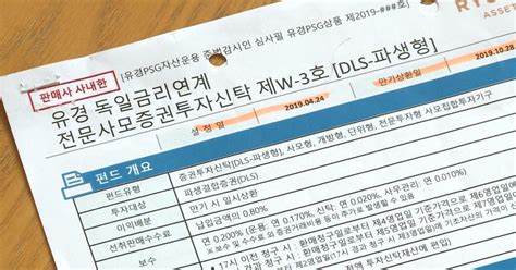 불완전판매 논란 일파만파상품설명서 만들고 안줬다