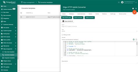 Edge Integrations Thingsboard Edge Pe
