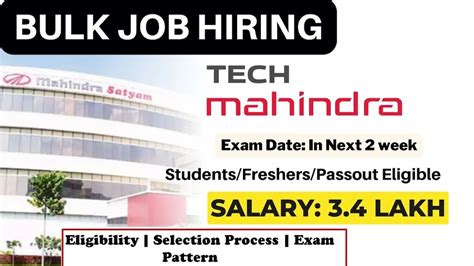 Tech Mahindra Recruitment Tech Mahindra Off Campus Drive Tech Program Mind