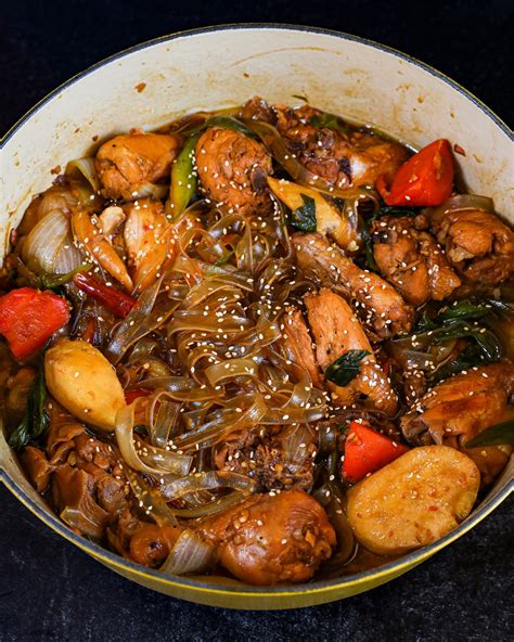 Jjimdak Korean Soy Garlic Braised Chicken Jjimdak Korean Soy