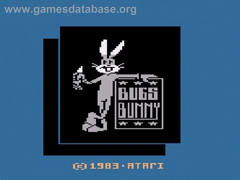 Bugs Bunny Atari 2600 Artwork Title Screen