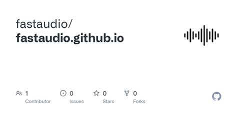 github fastaudio