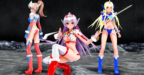 ウルトラレディ・メリム ヒロイングループ Mmdバラエティガールのイラスト Pixiv