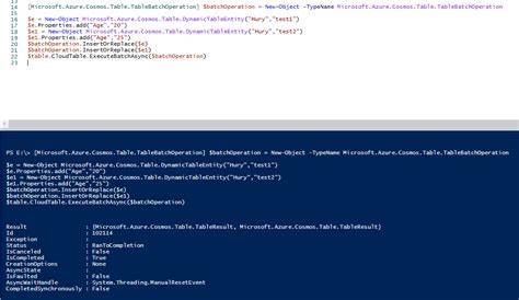 Uploading Large Csv To Table Storage With Powershell Not Sequential