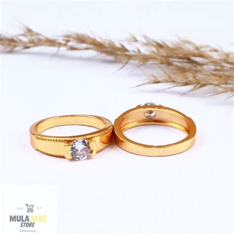 Jual Cincin Titanium Wanita Cincin Titanium Anti Karat Cincin Titanium