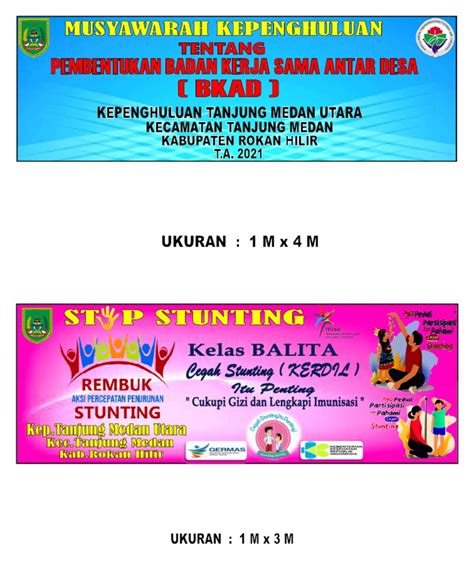 Spanduk Stunting Homecare24