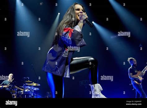 Tatiana Shmaylyuk Of Jinjer Band Performs Live On Stage At The 1930