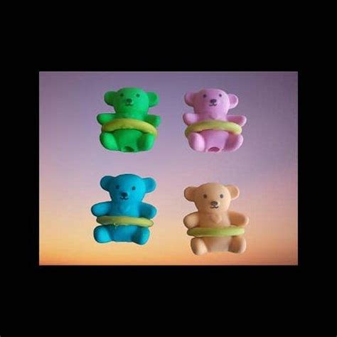 خرید و قیمت پاک کن سر مدادی خرسی بسته ی 36 عددی از غرفه فروشگاه لوازم