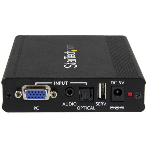 Startech Com VGA To HDMI Converter With Scaler1920x1200Convert And Scale Your Legacy VGA Source