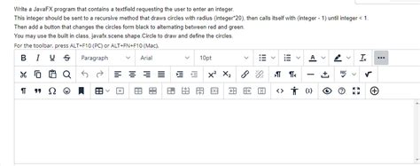 Solved Write A Javafx Program That Contains A Textfield