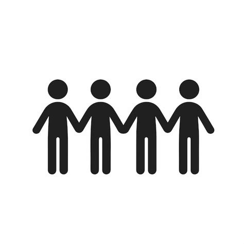 Inclusion And Social Equity Icon Simple Outline Style Premium Ai