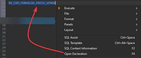 `open Declaration` Not Working With Oracle Packages Inside Queries · Issue 19514 · Dbeaver
