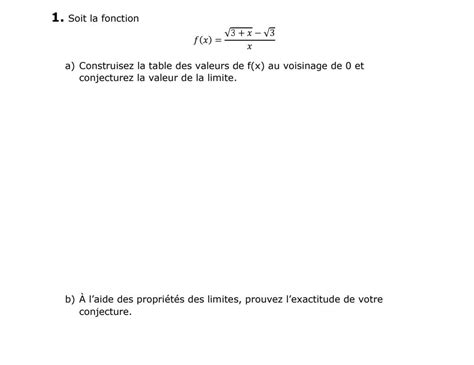 Solved Soit La Fonction F X X X A Construisez La Chegg