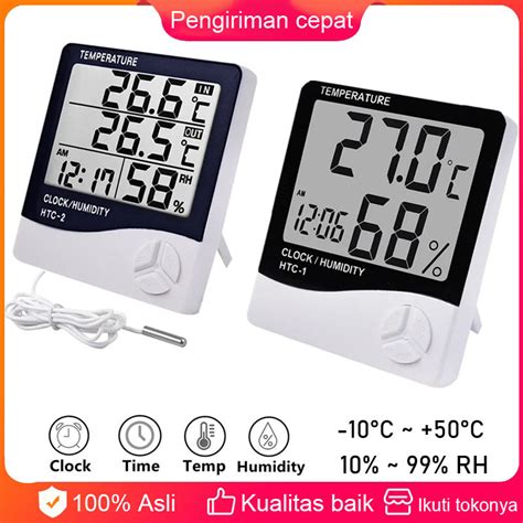 Jual Termometer Hygrometer Ruangan Digital Thermo Hygrometer Digital